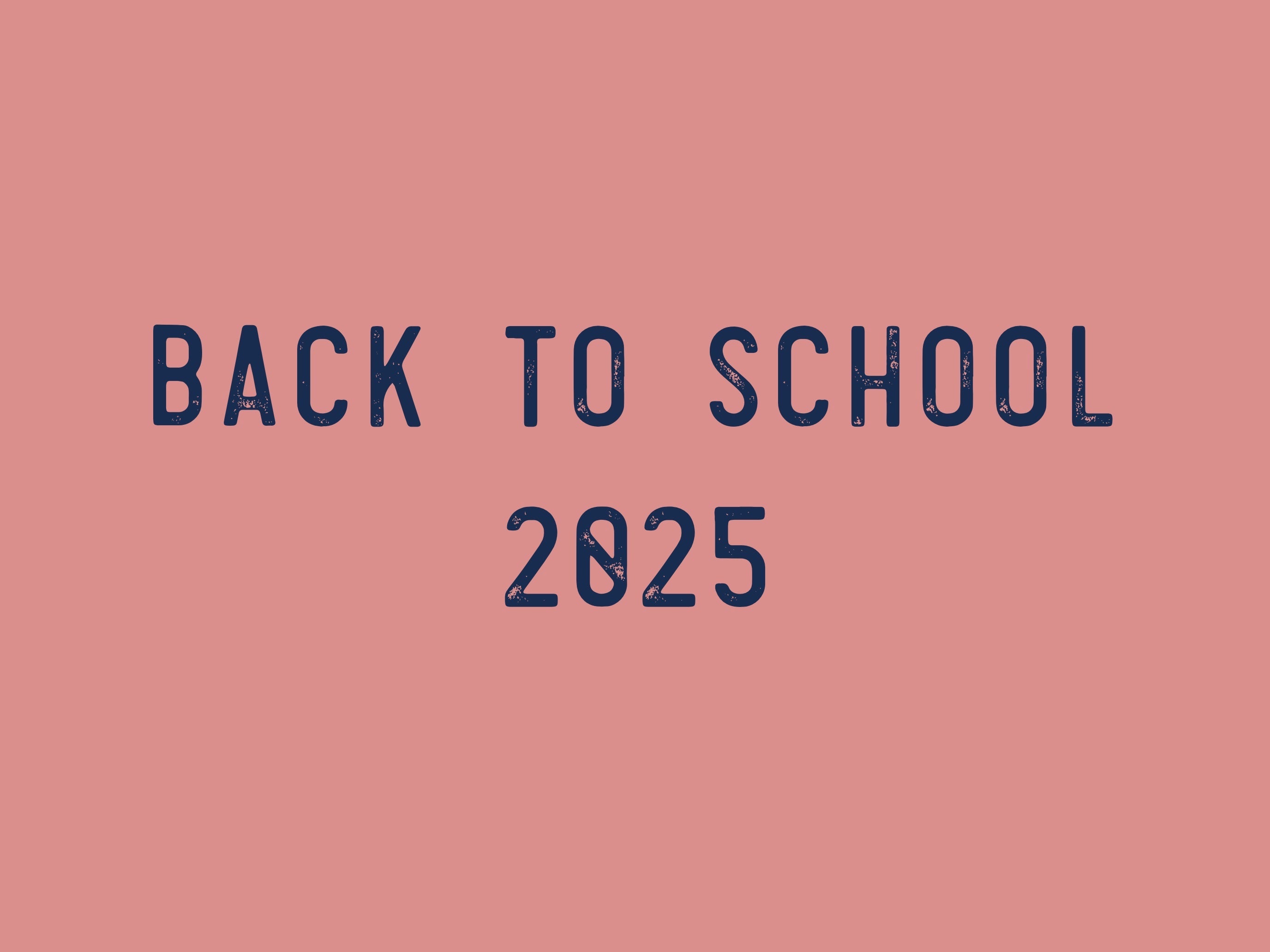 Back To School 2025-2026 – Sawdust Silhouettes